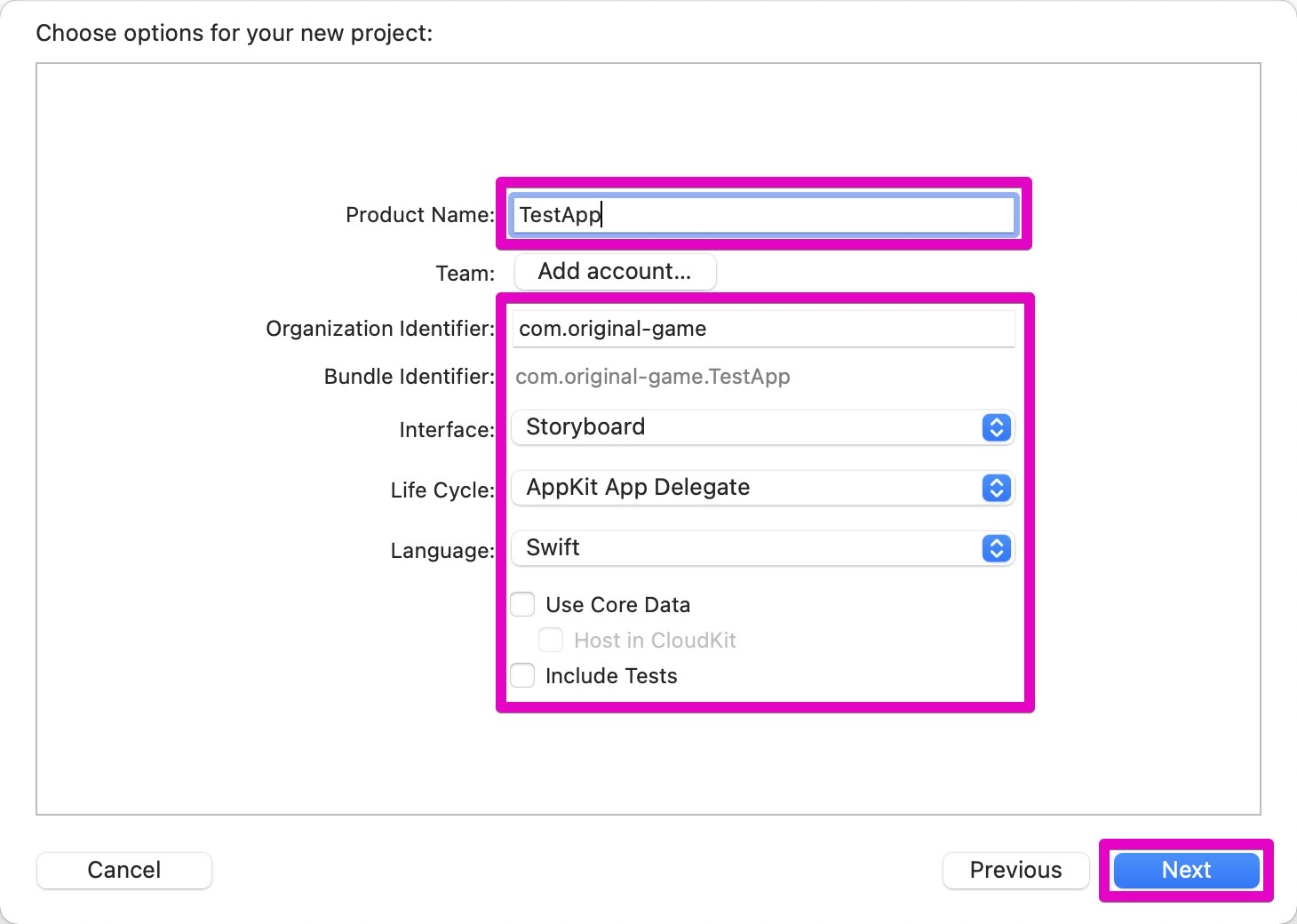 【Xcode】Storyboardを使ってMacアプリ開発に挑戦。