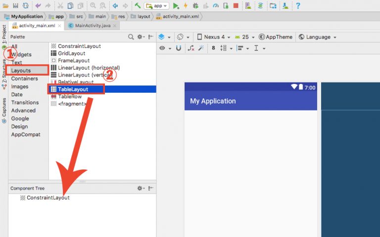 【Android Studio】レイアウト( Layout )の種類を覚えよう！