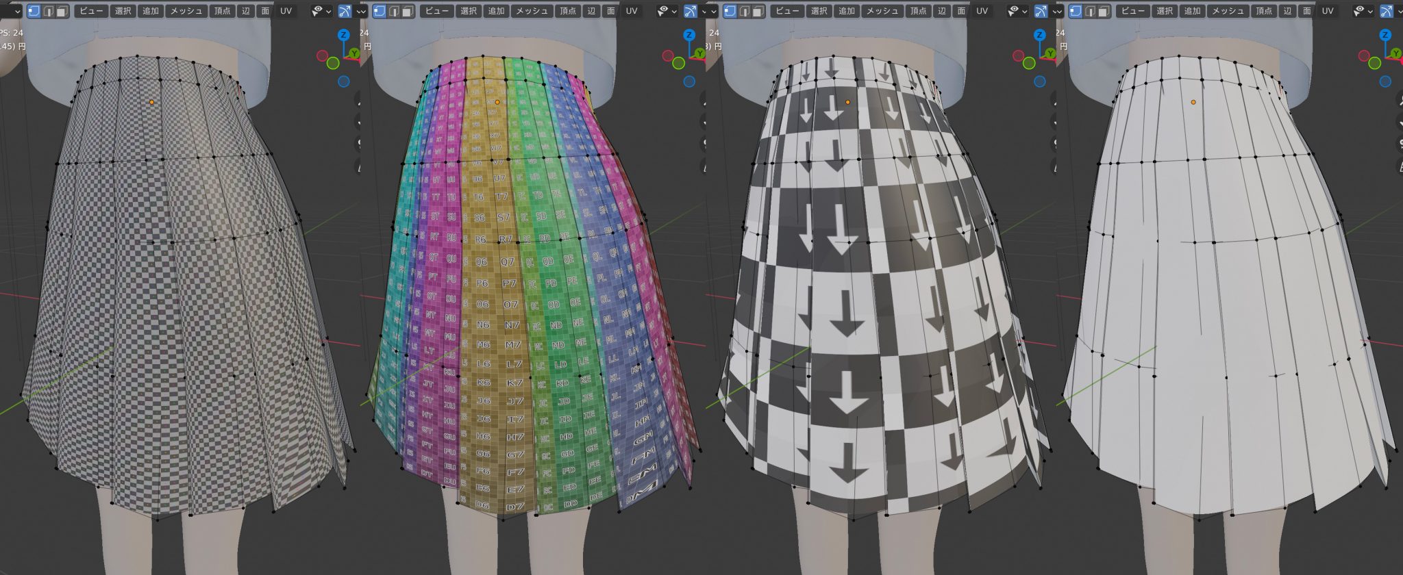 【TexToolsの使い方】BlenderでUVをかんたんに整列できるアドオン！