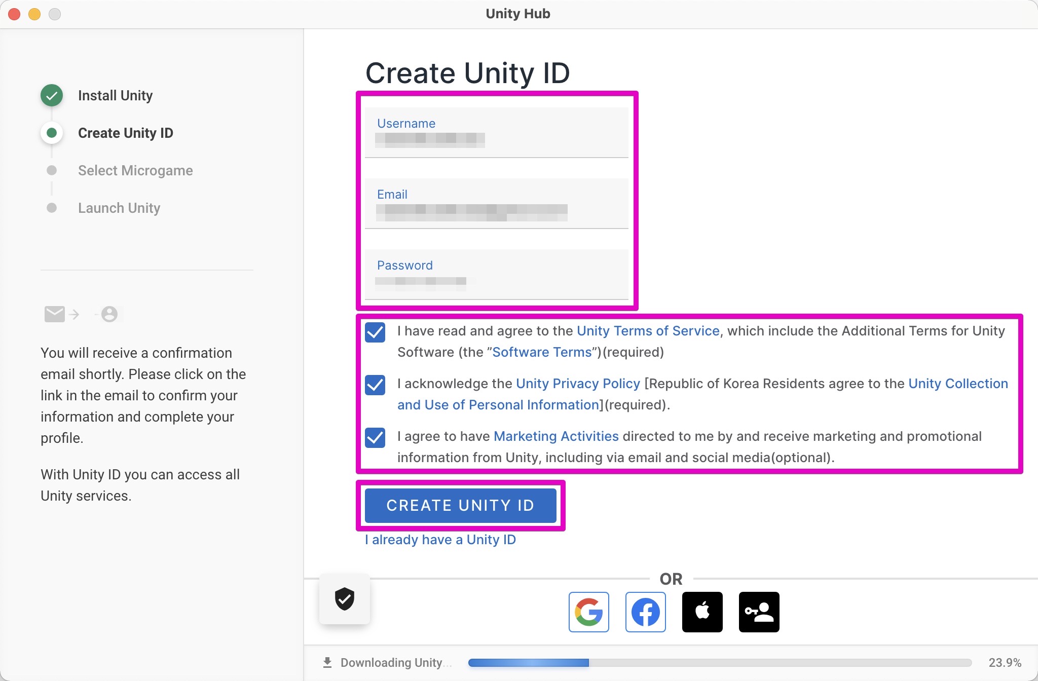 Unityのダウンロードとインストールの方法【Mac】