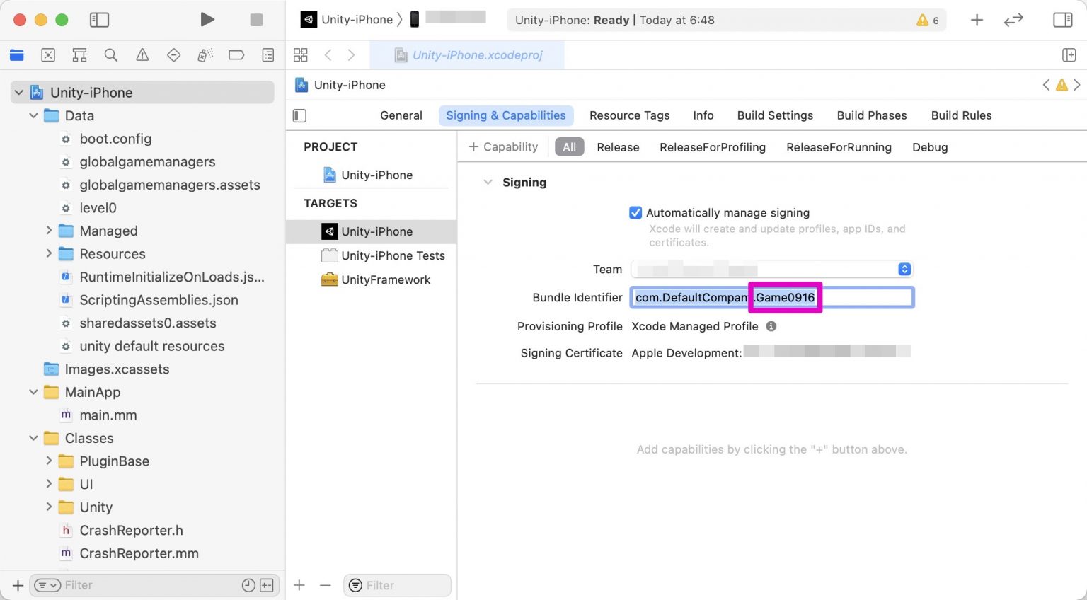 【Unity】開発したiOSアプリをiPhoneで実機テストする方法