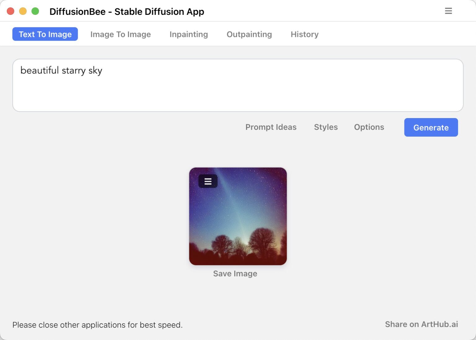 【DiffusionBee】MacでStable Diffusionを簡単に実行できるアプリ